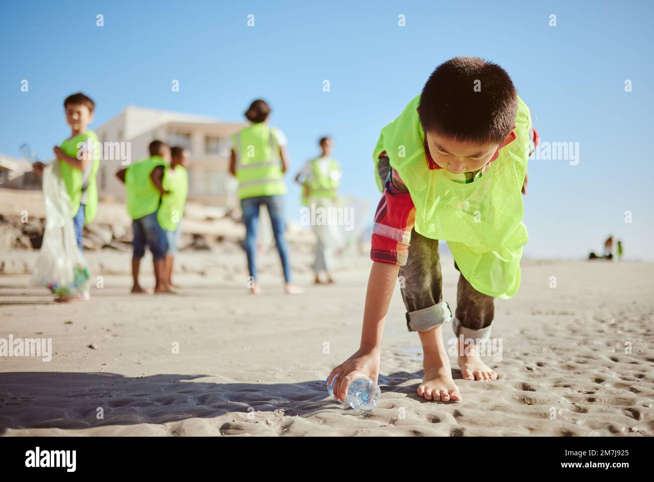 Children Cleaning Environment