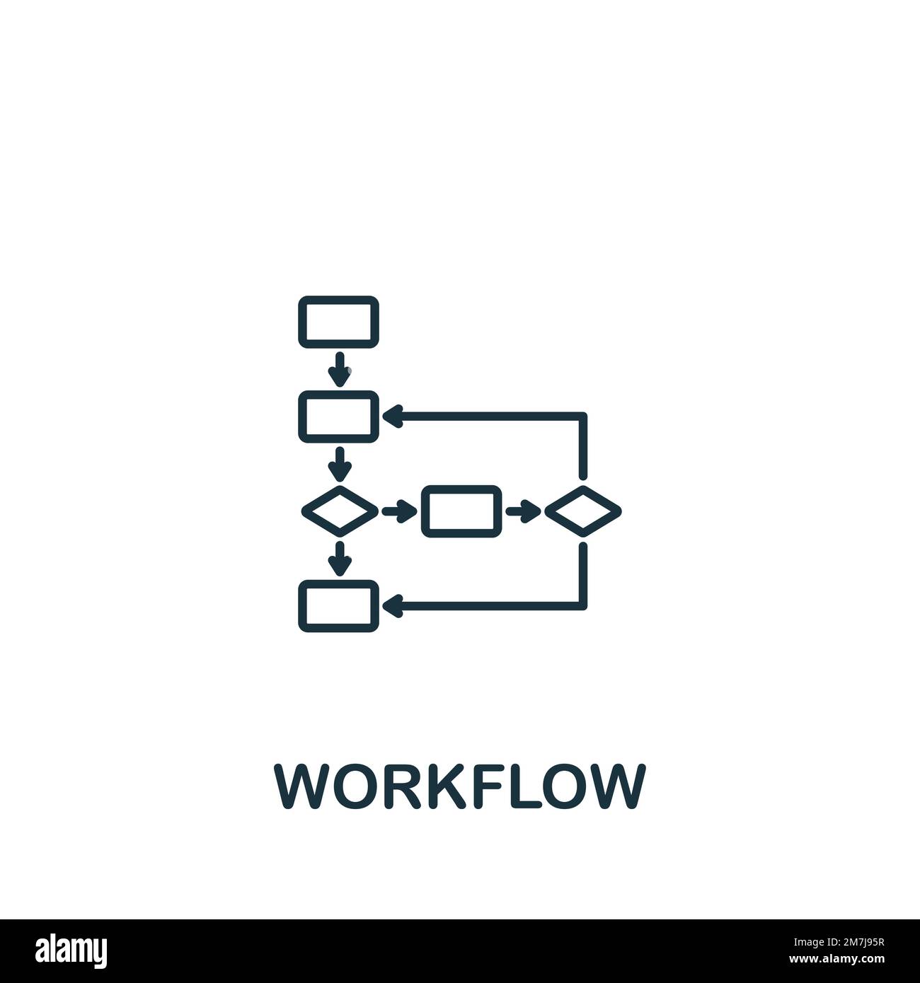 Workflow icon. Monochrome simple Recruitment icon for templates, web ... Workflow icon. Monochrome simple Recruitment icon for templates, web ...
