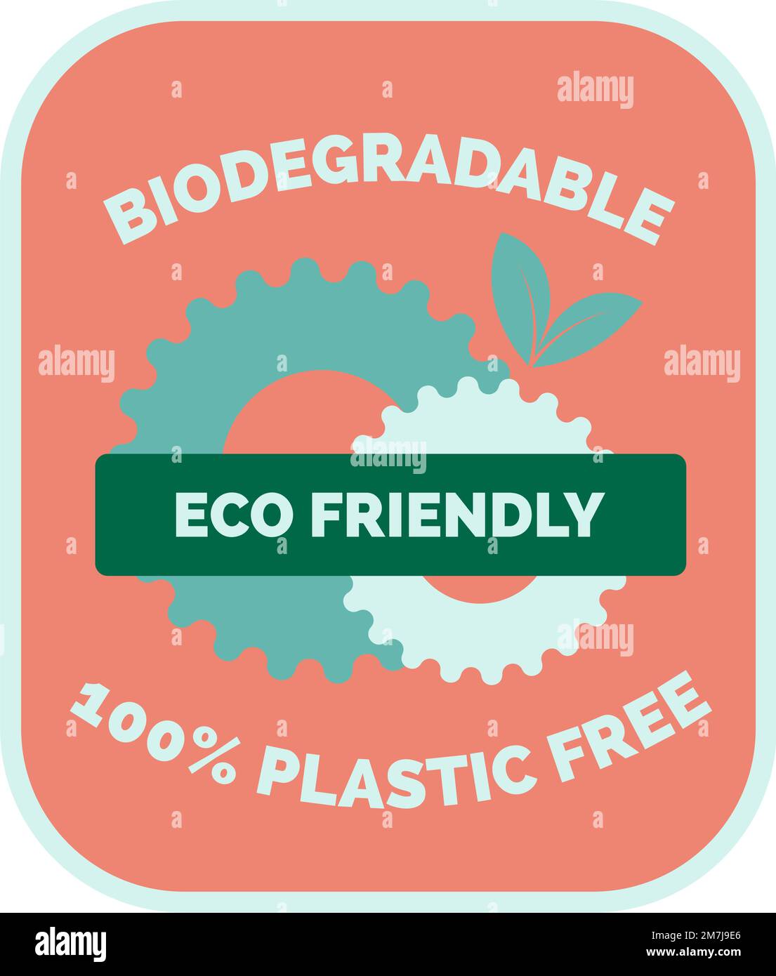 Biodegradable eco friendly plastic free product Stock Vector Image ...