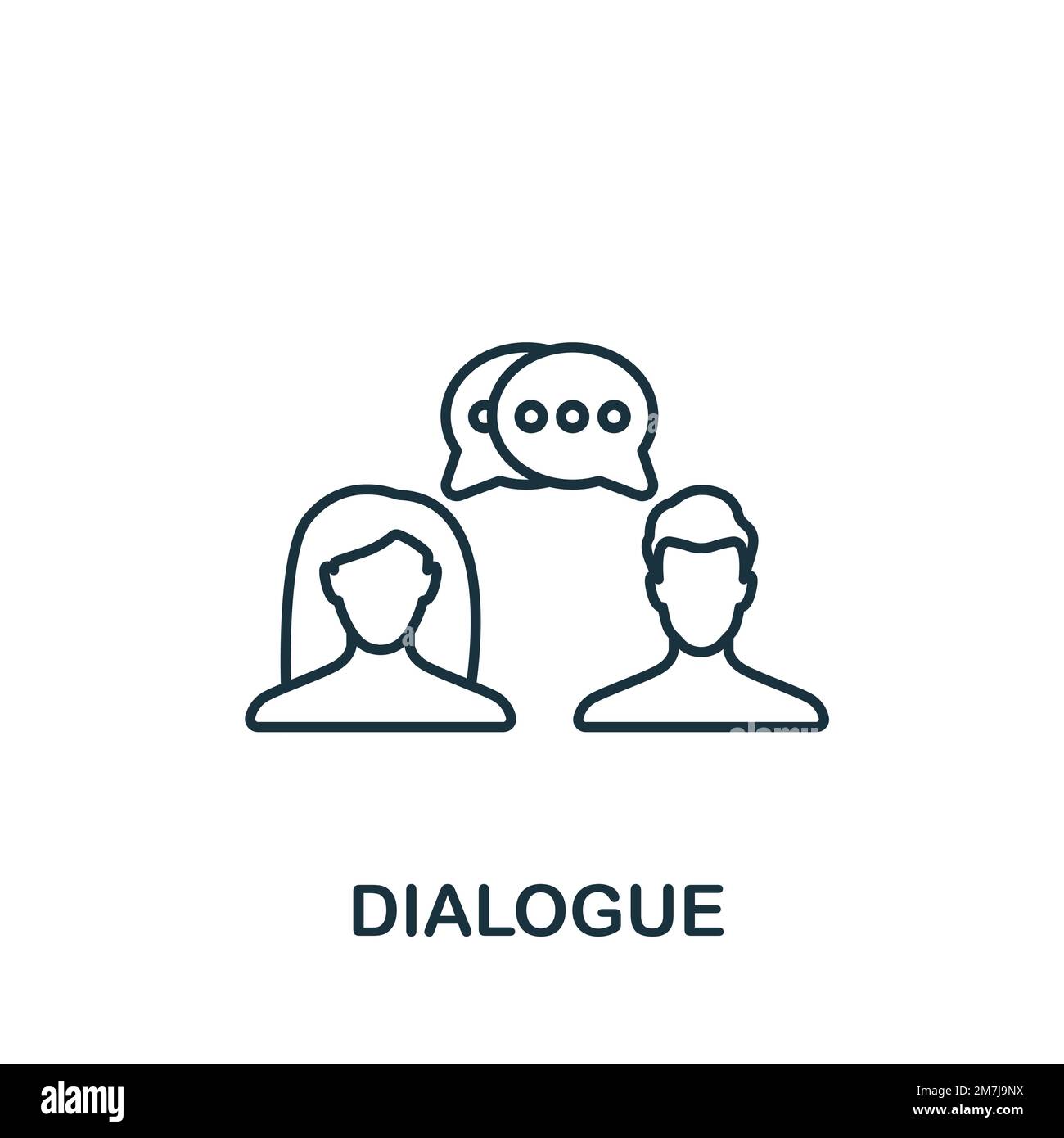 Dialogue icon. Monochrome simple Project Planning icon for templates ... Dialogue icon. Monochrome simple Project Planning icon for templates ...