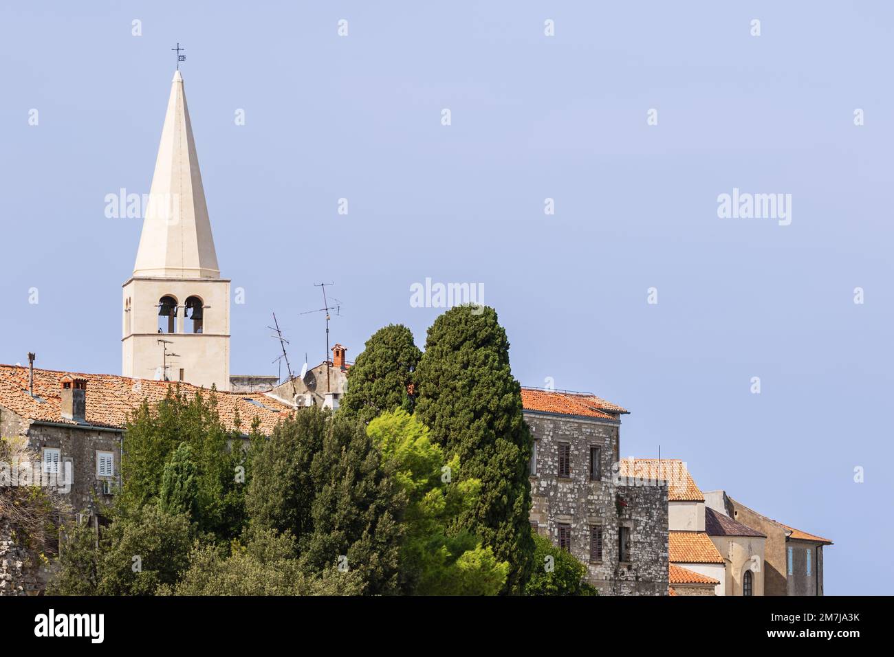 View of the Euphrasian Basilica also called the Cathedral Basilica of ...