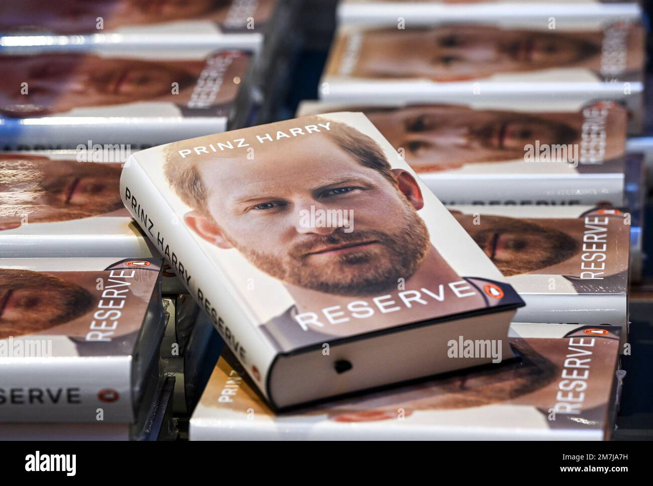 Berlin, Germany. 10th Jan, 2023. The biography of Prince Harry is ...