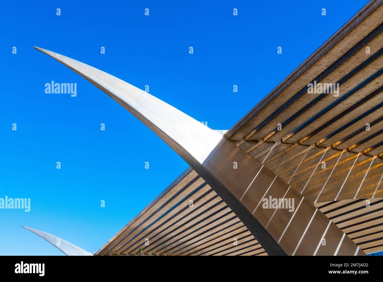 Part of the canopy at the landing stage of the excursion boats in Porto ...