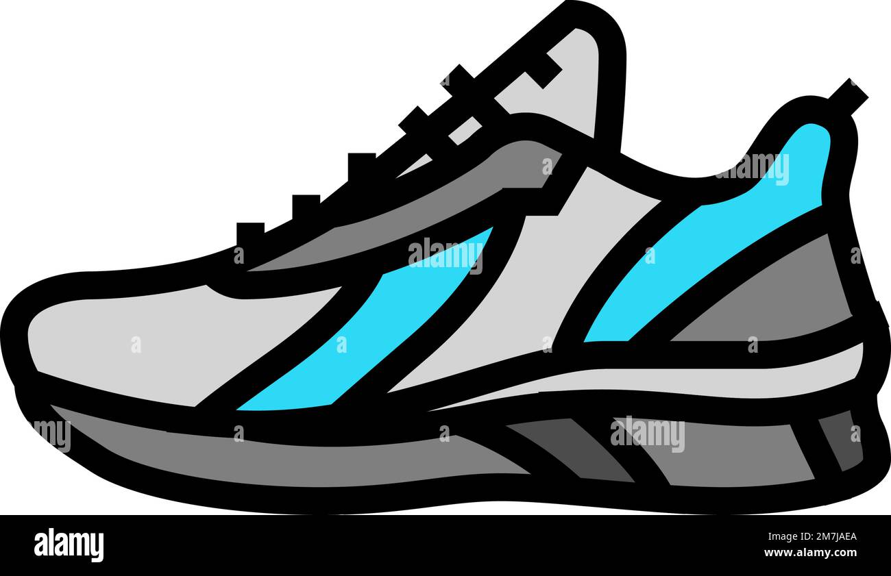 footwear fitness sport color icon vector illustration Stock Vector ...