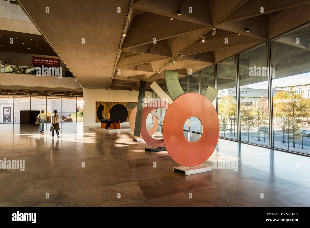 Sculpture on the first floor, National Gallery of Art - East Building ...
