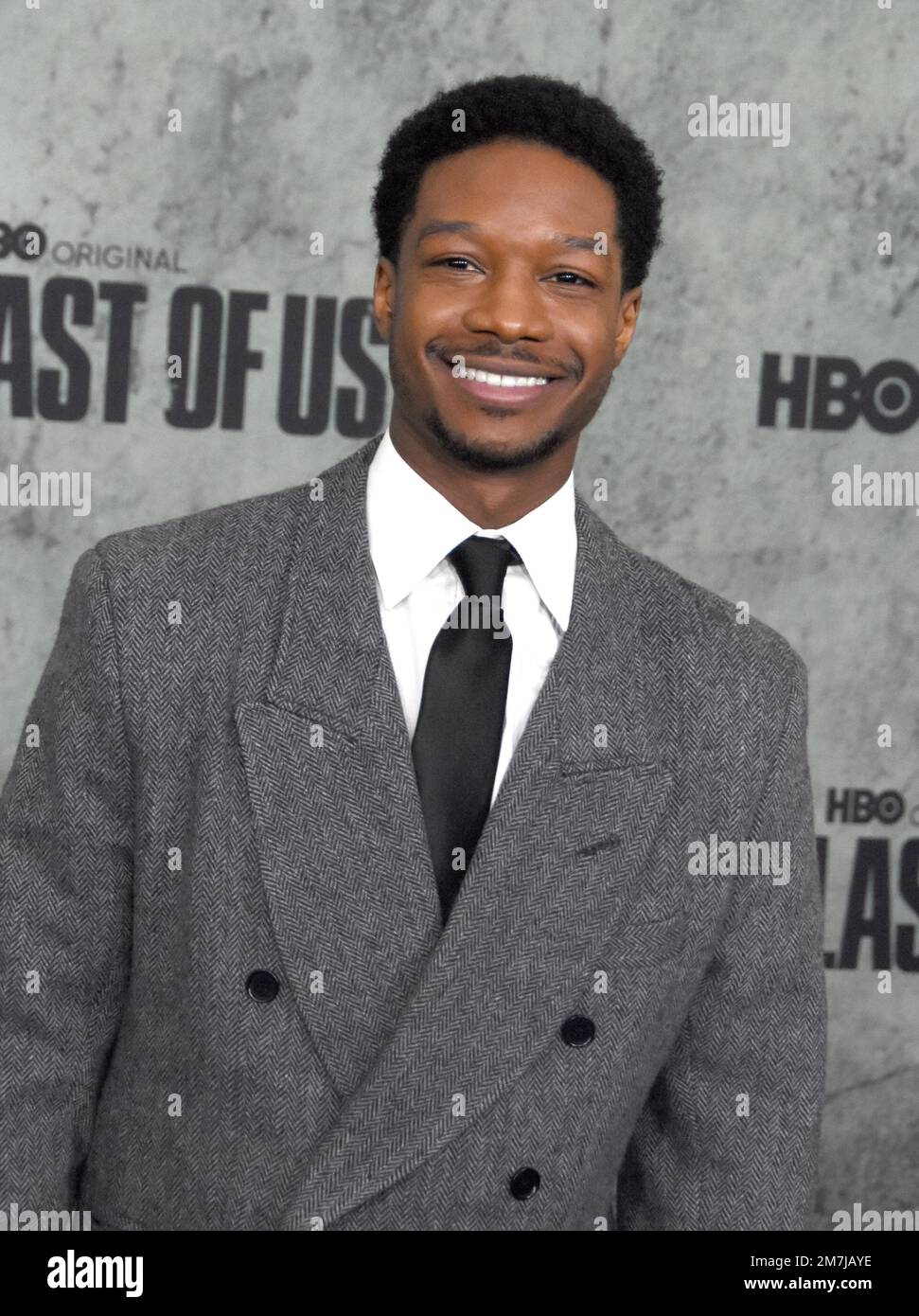 Los Angeles, California, USA 9th January 2023 Actor Lamar Johnson attends HBO's 'The Last of Us ...