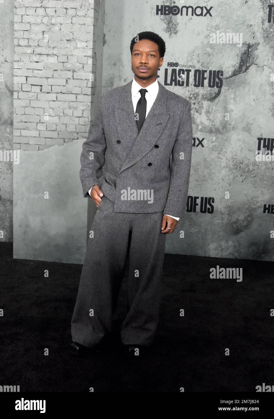 Los Angeles, California, USA 9th January 2023 Actor Lamar Johnson attends HBO's 'The Last of Us ...