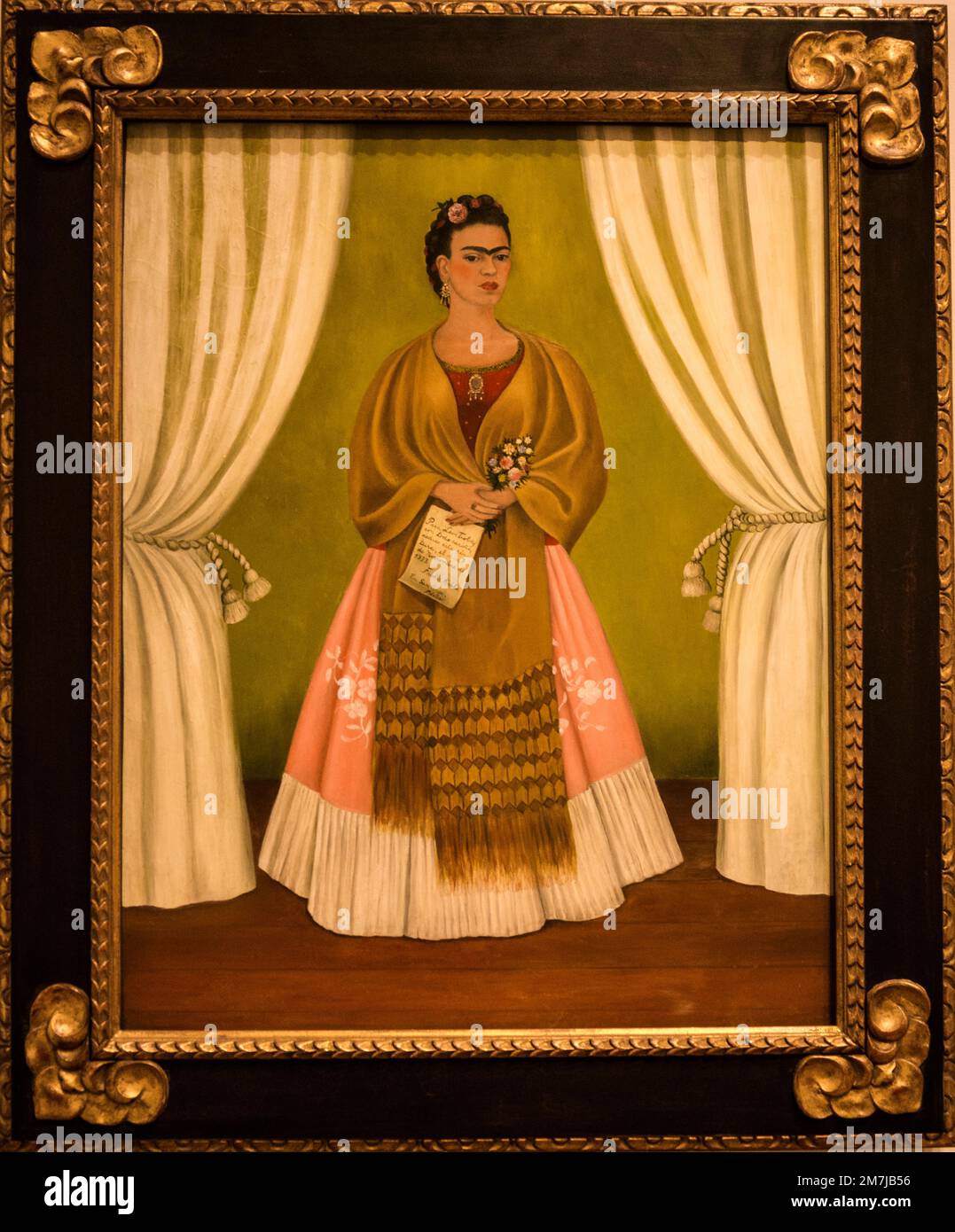 Frida Kahlo - Self Portrait Dedicated to Leon Trotsky, 1937, National ...