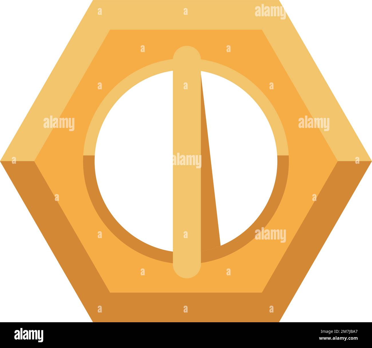 Panel knob for controlling and adjusting settings Stock Vector Image ...