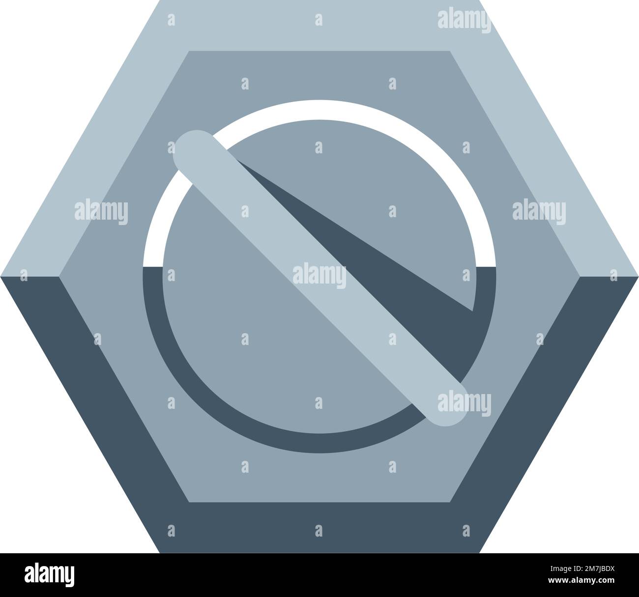 Panel knob or bolt, control and adjusting button Stock Vector Image & Art - Alamy