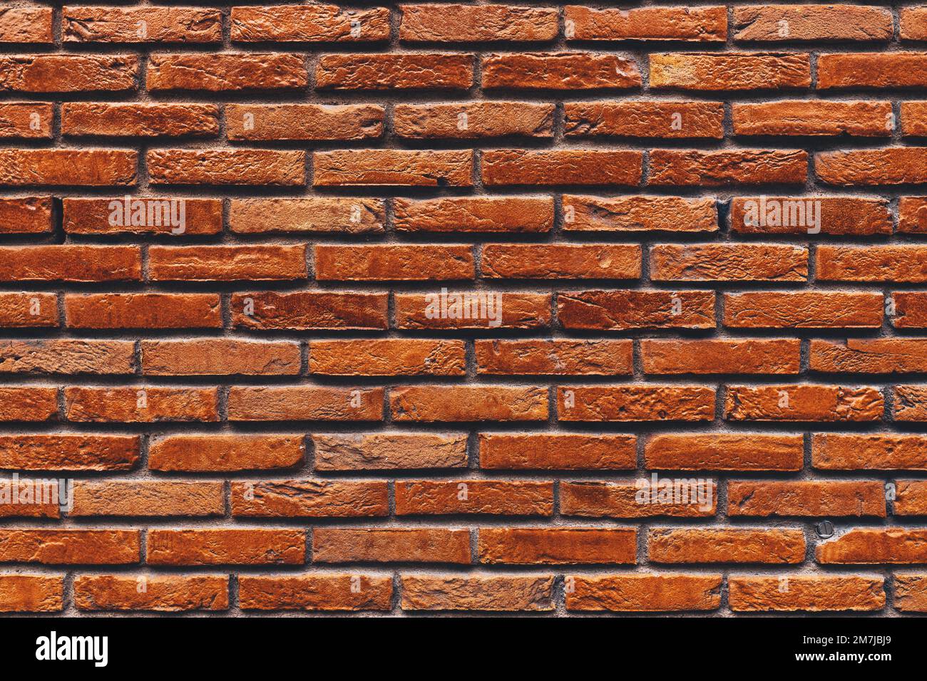 Rustic brown rough brick wall surface pattern as texture. Scandinavian ...