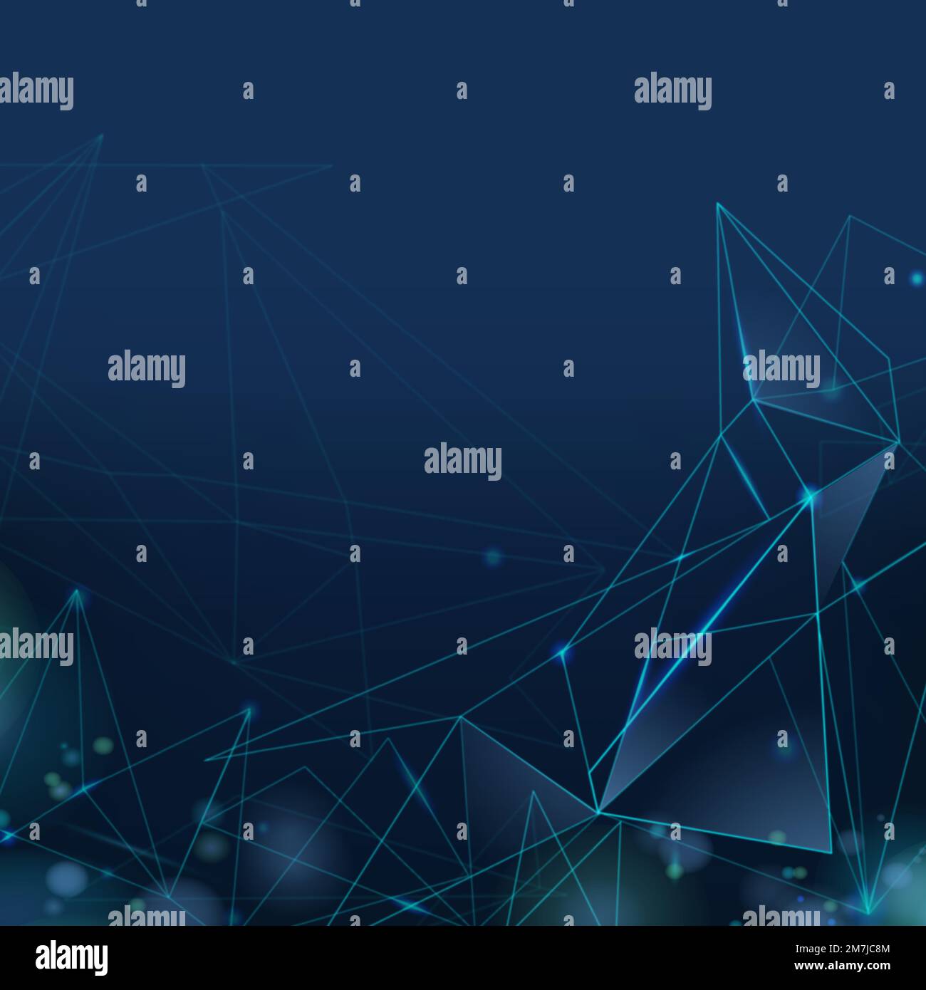 Abstract navy blue vector digital grid technology background Stock ...