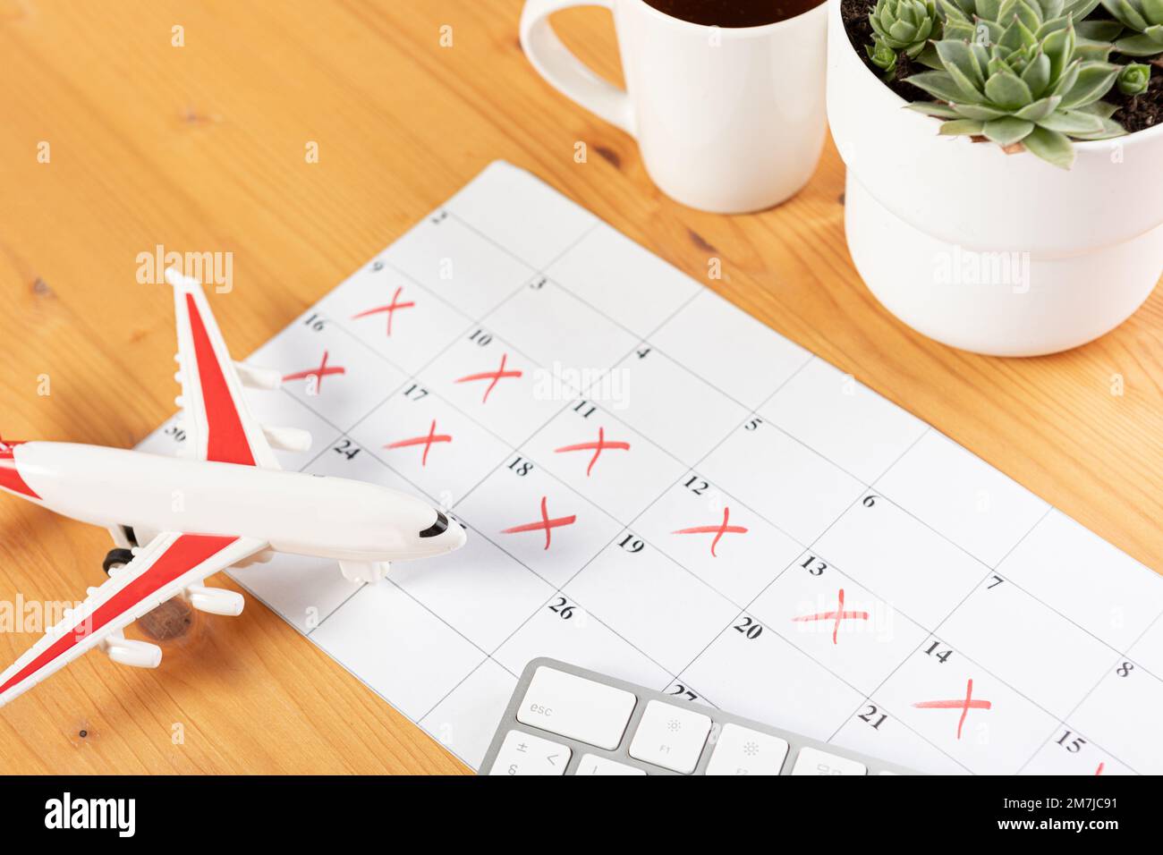 Calendar and reminders for business trip, travel and vacation. planner ...