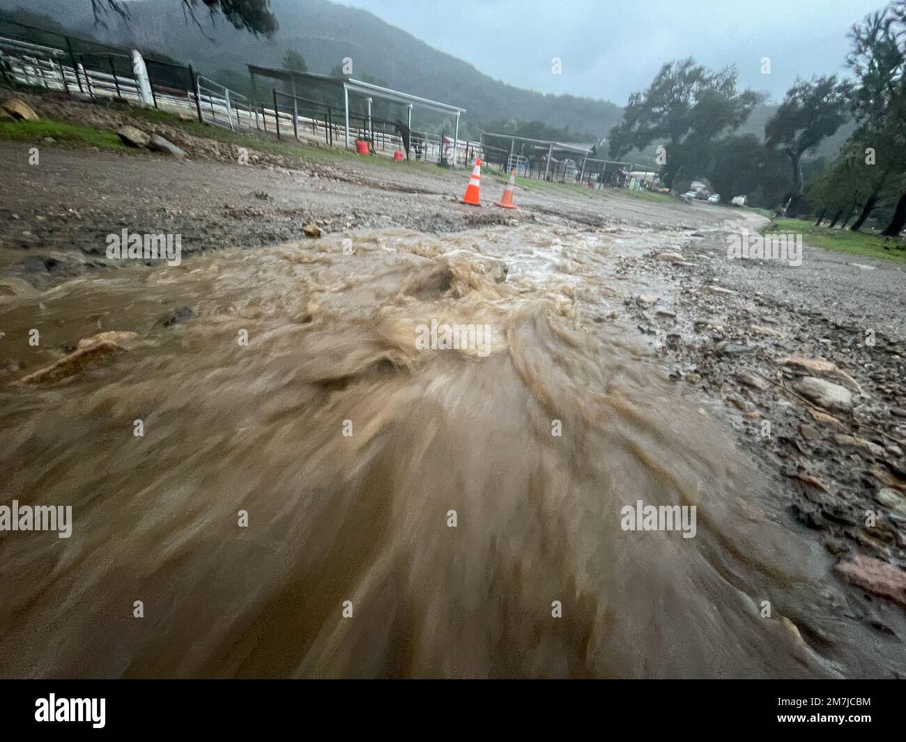 Santa Barbara, California, U.S.A. 9th Jan, 2023. Flash Flooding in ...