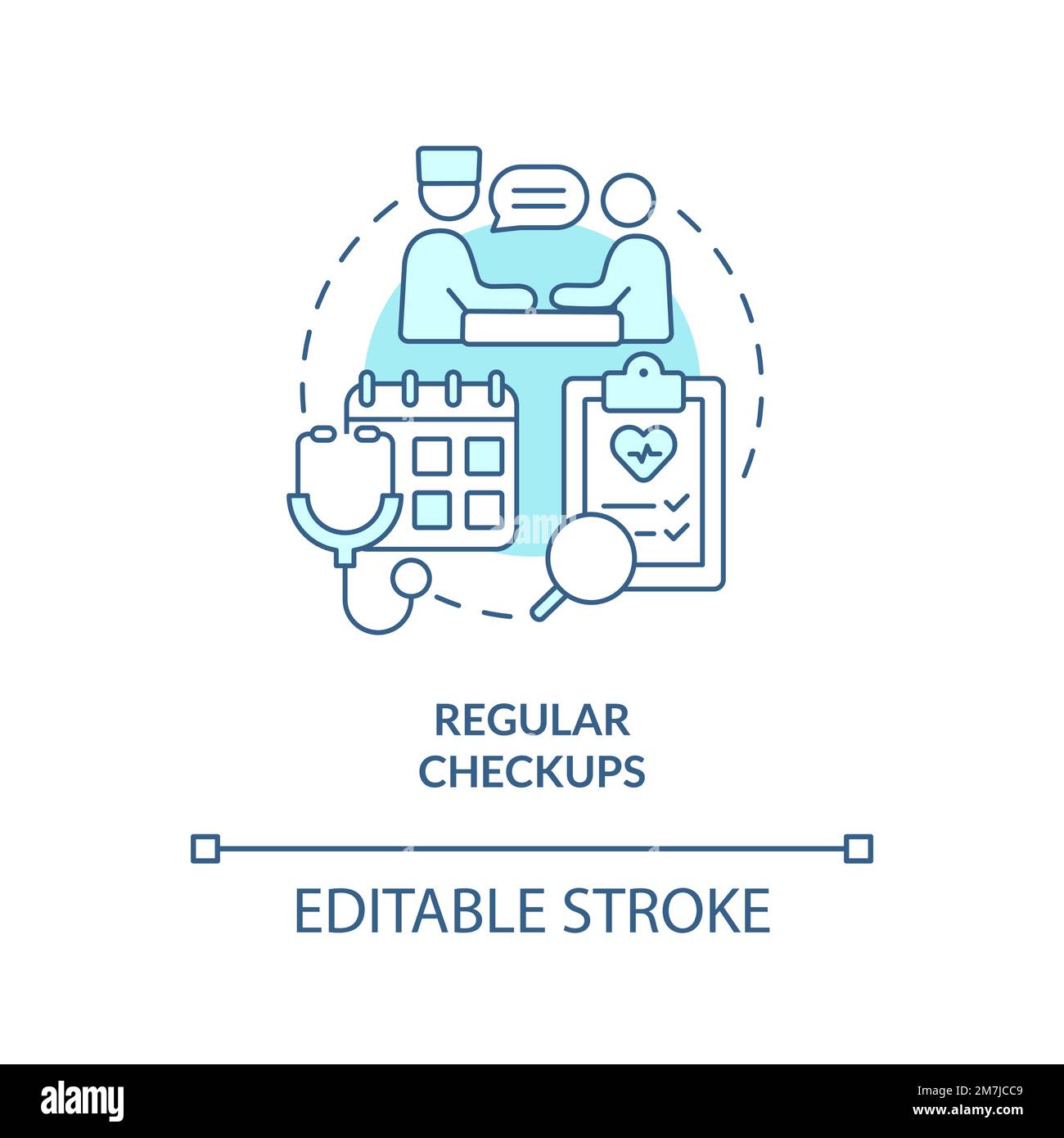 Regular checkup blue concept icon Stock Vector Image & Art - Alamy Regular checkup blue concept icon Stock Vector Image & Art - Alamy