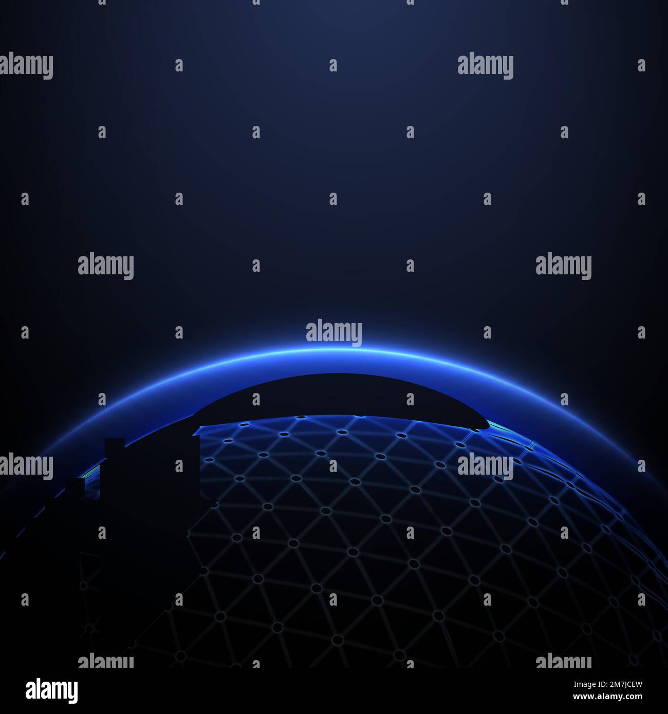 Globe glowing atmosphere vector international business dark background ...