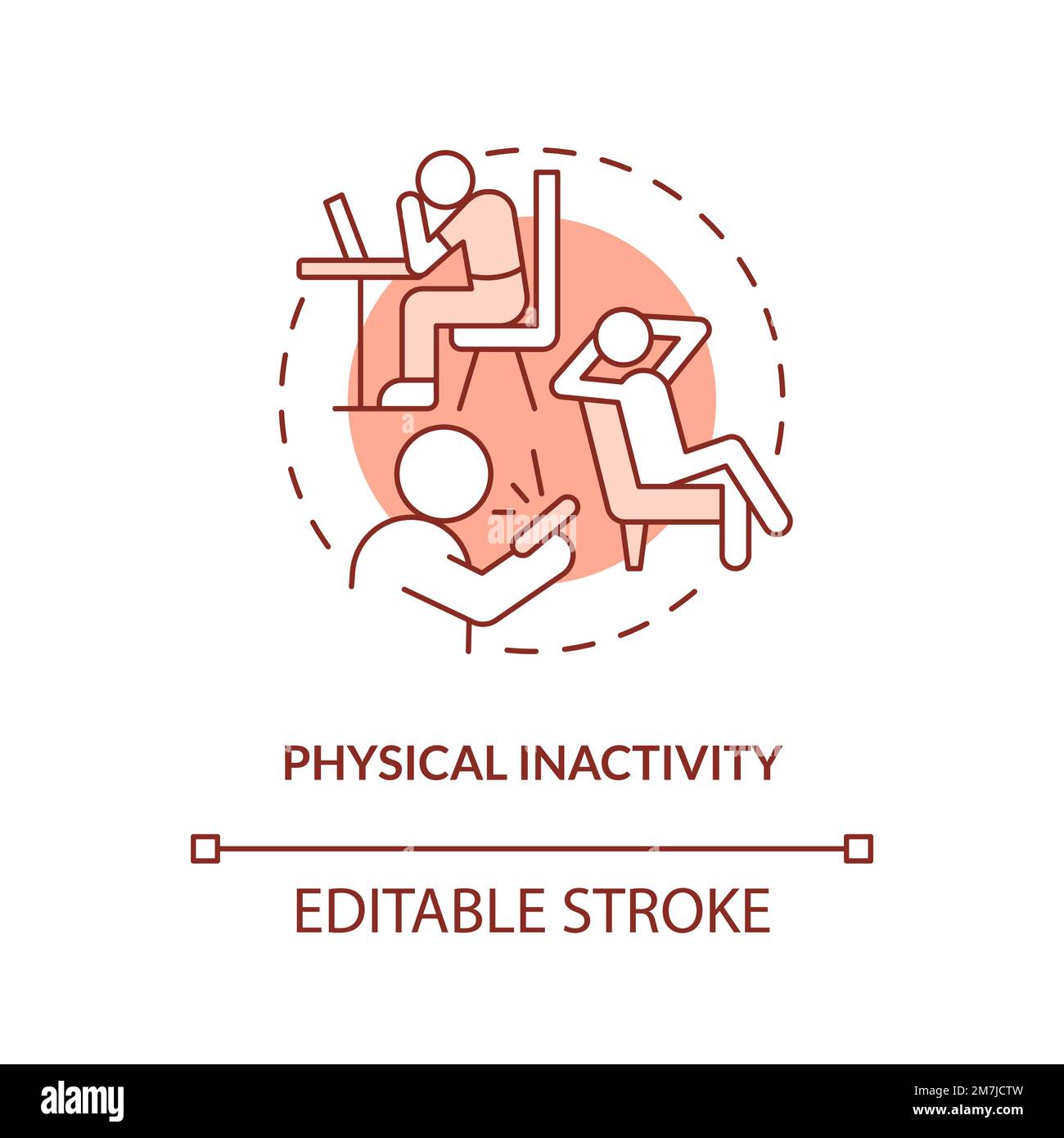 Concept inactivity Stock Vector Images - Alamy