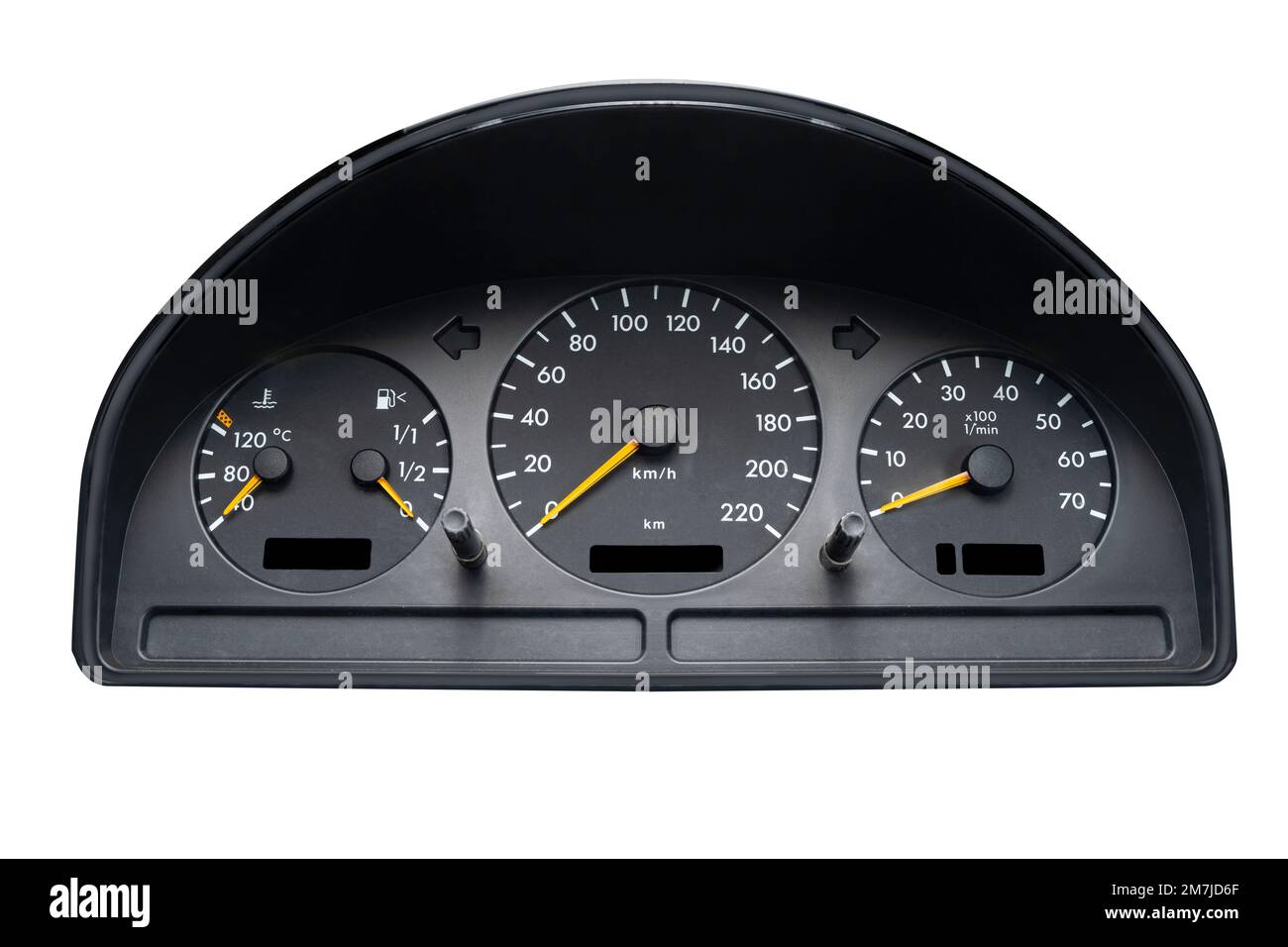 Set of speedometer isolated over white background Stock Photo - Alamy