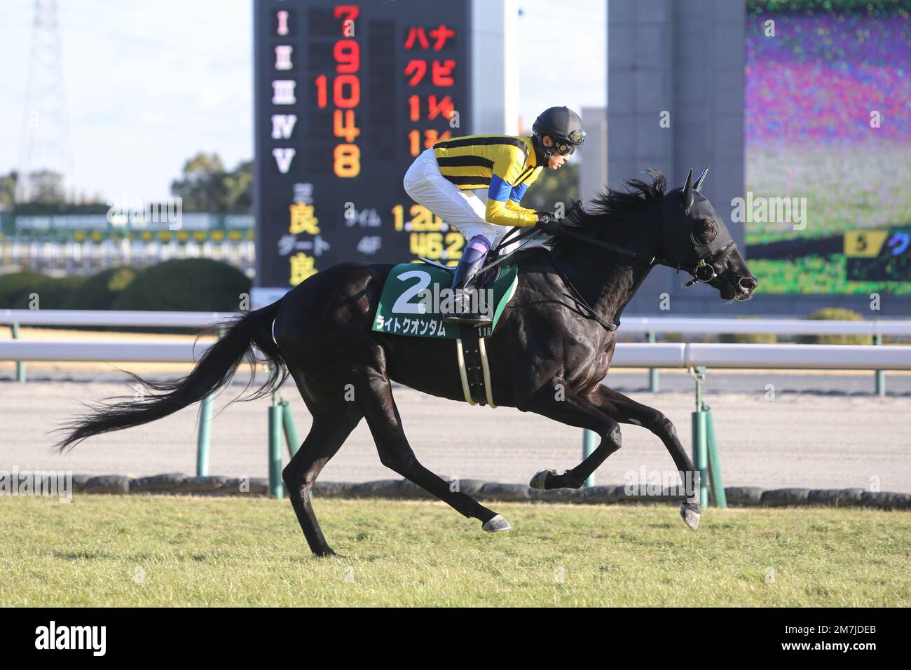 Aichi, Japan. 8th Jan, 2022. Light Quantum and Yutaka Take before the ...