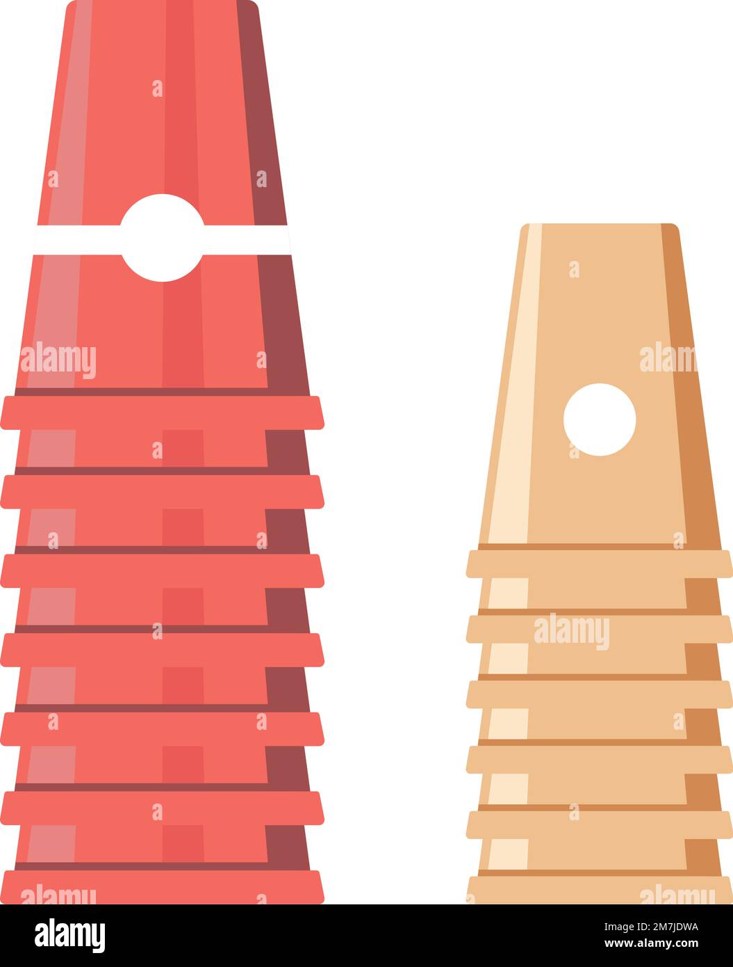 Coffee cups for take away, plastic containers Stock Vector Image & Art ...