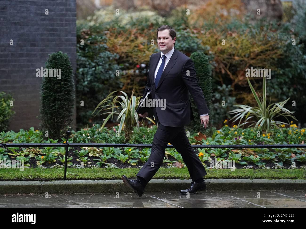 Immigration Minister Robert Jenrick arrives in Downing Street, London ...