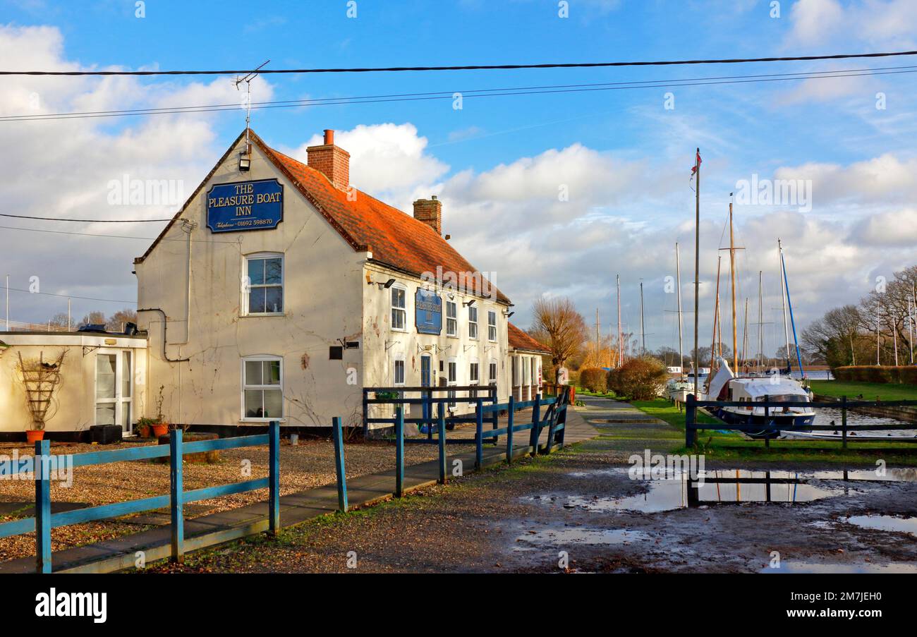 A view of the temporarily closed Pleasure Boat Inn in January 2023 by ...