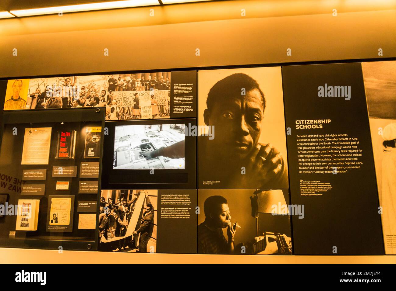 James Baldwin exhibit, National Museum of African American History and ...