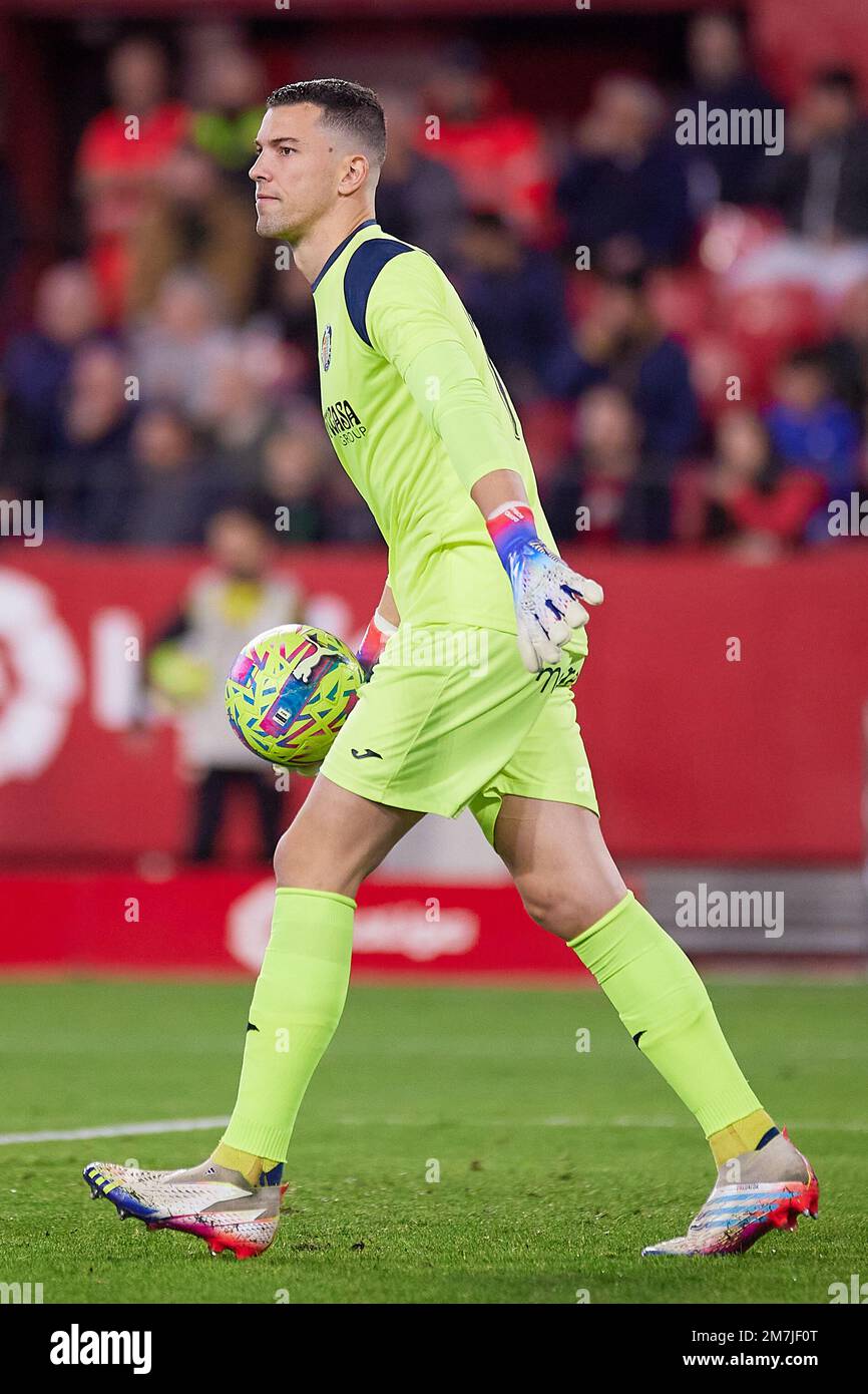 Seville, Spain. 08th, January 2023. Goalkeeper David Soria (13) of ...
