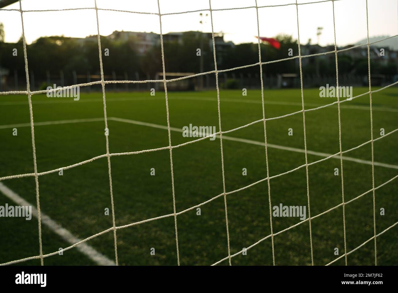 Detail of goal post netting hi-res stock photography and images - Alamy