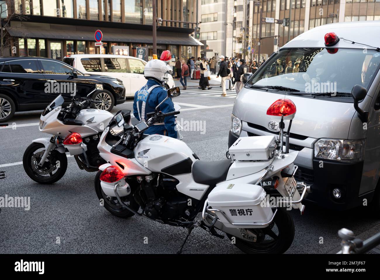 January 9, 2023, Tokyo, Japan: Tokyo Metropolitan Police Officers on ...