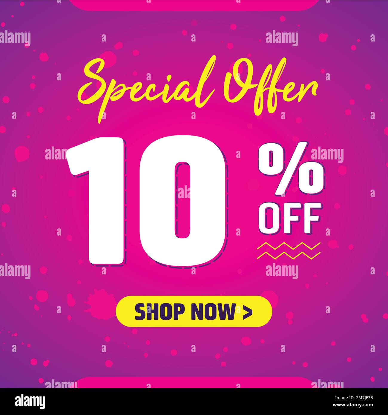 10 percent off. Design Template for Special Offer Marketing 10% ...