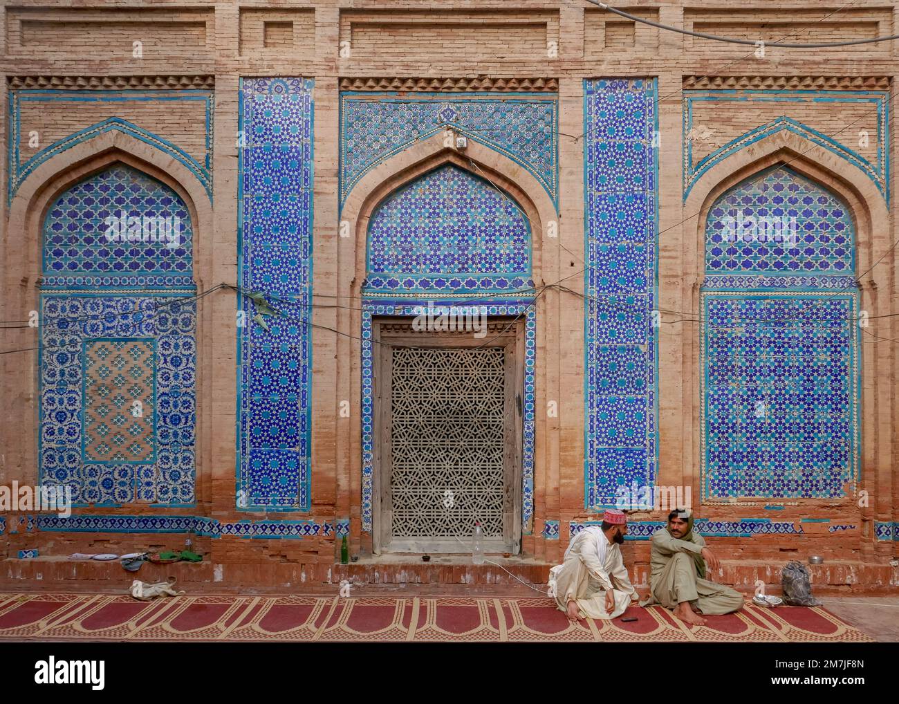 Uch Sharif, Bahawalpur, Punjab, Pakistan - 01 24 2018 : Men in ...