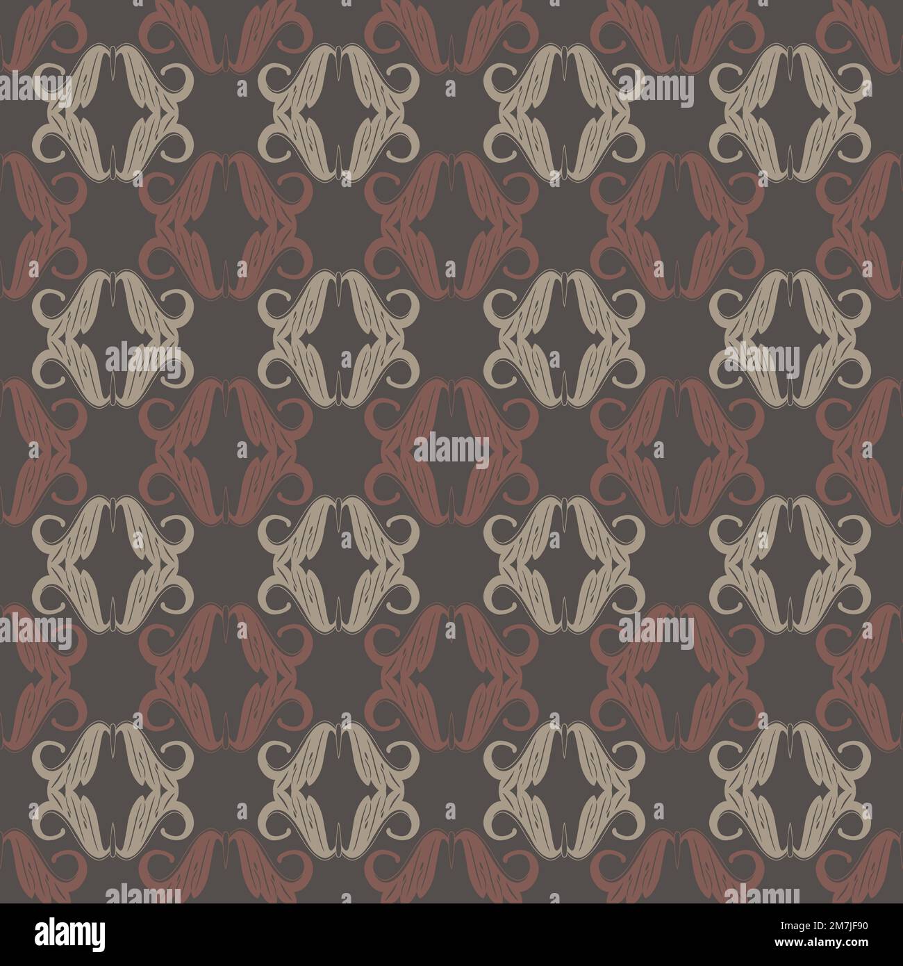 Decorative seamless pattern. Material design for dresses, wallpapers ...