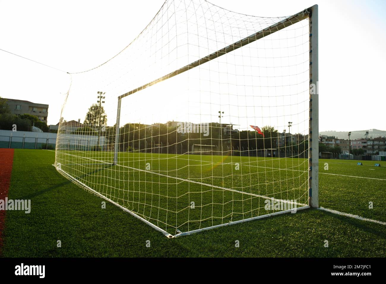 Goal post at night hi-res stock photography and images - Alamy