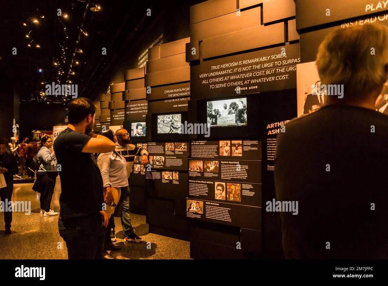 Celebrating sports achievements, National Museum of African American ...