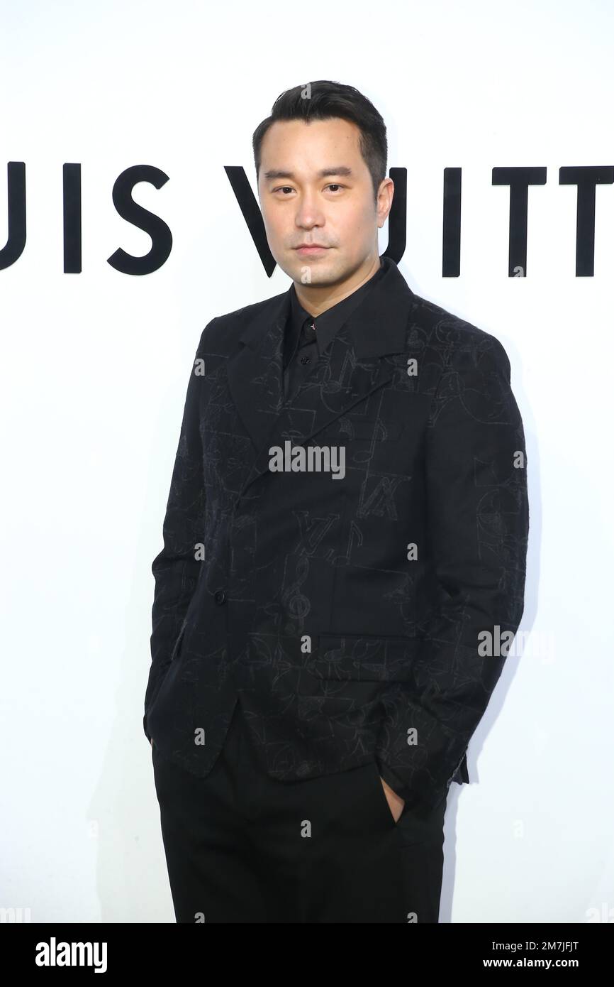 Taiwanese actor Joseph Chang attended the Louis Vuitton activity in ...