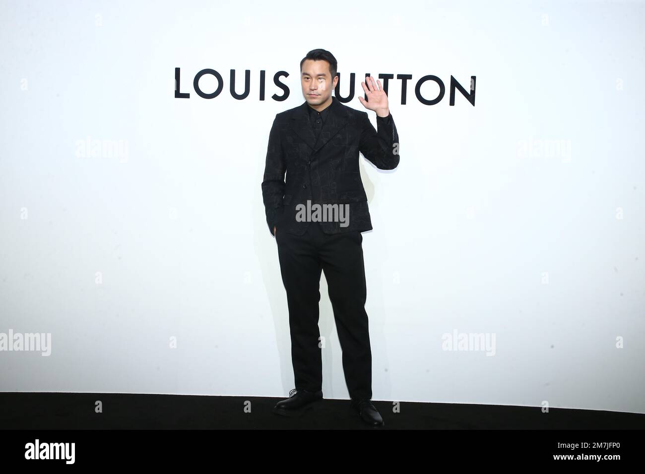 Taiwanese actor Joseph Chang attended the Louis Vuitton activity in ...