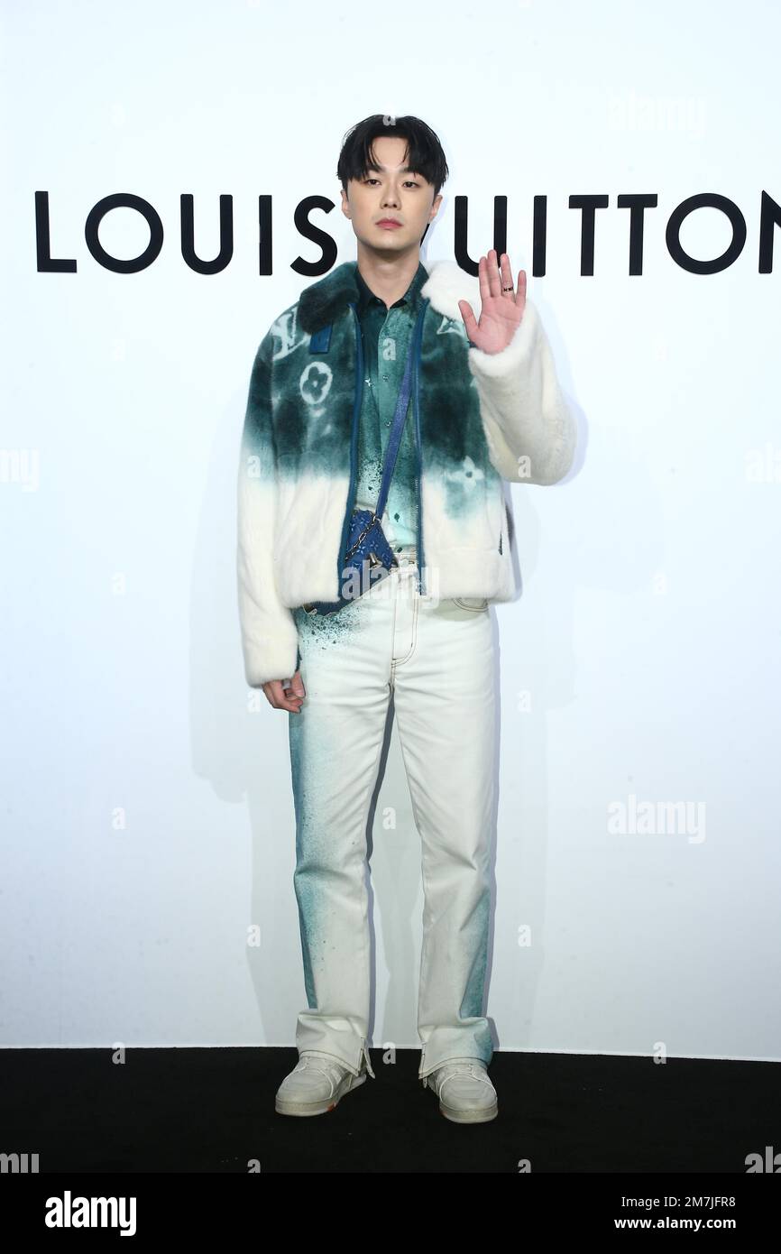 Taiwanese actor and model Patrick Shih attended the Louis Vuitton ...