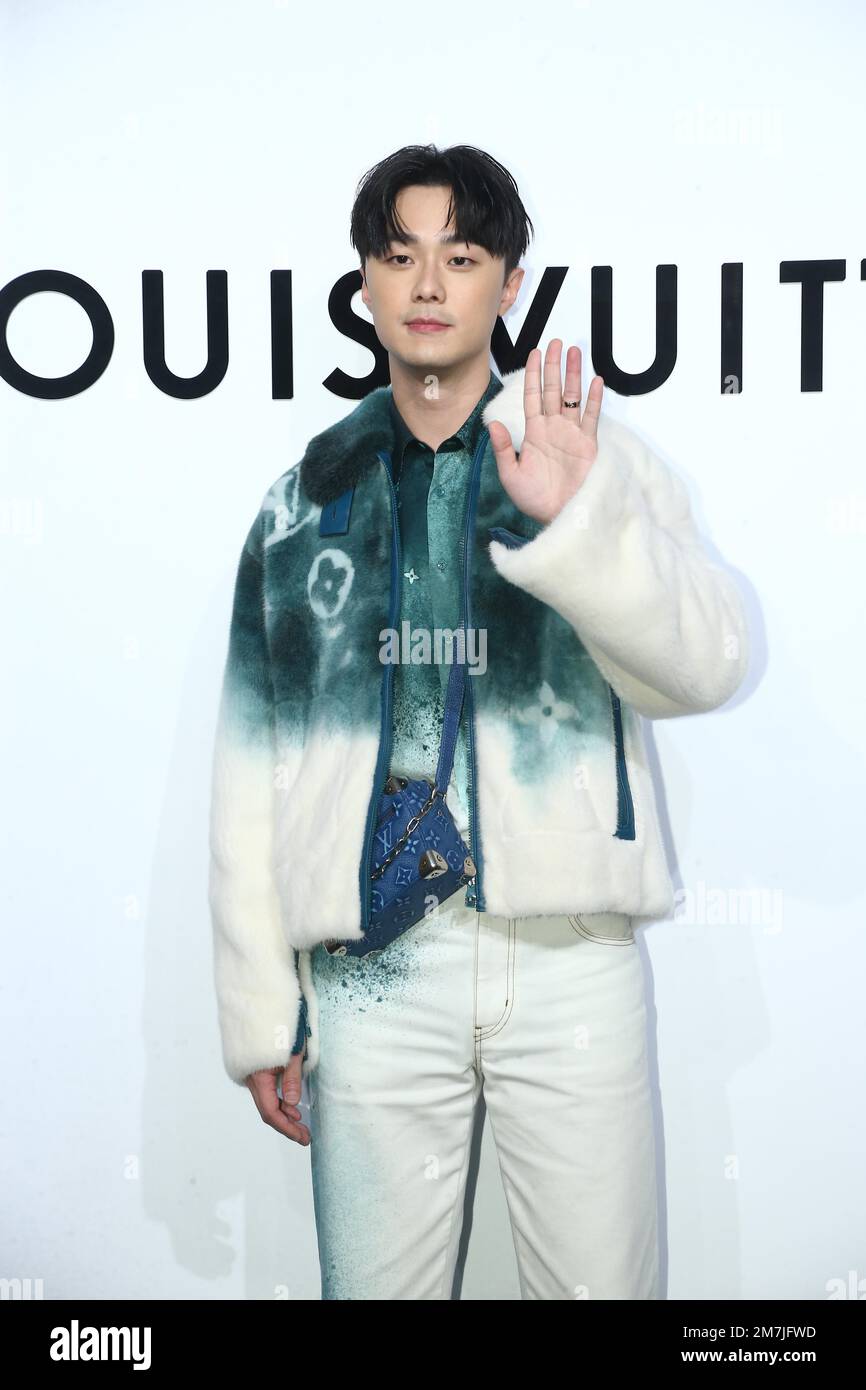 Taiwanese actor and model Patrick Shih attended the Louis Vuitton ...