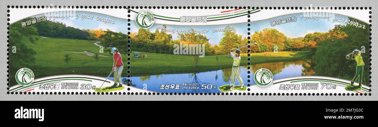 Pyongyang golf course hi-res stock photography and images - Alamy