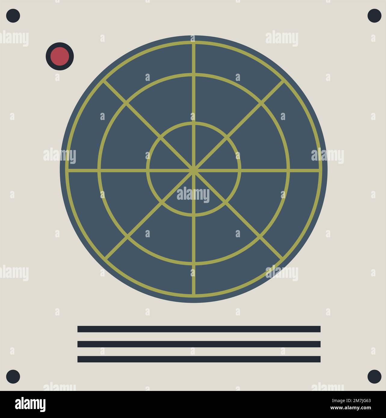 Radar measurement Stock Vector Images - Alamy