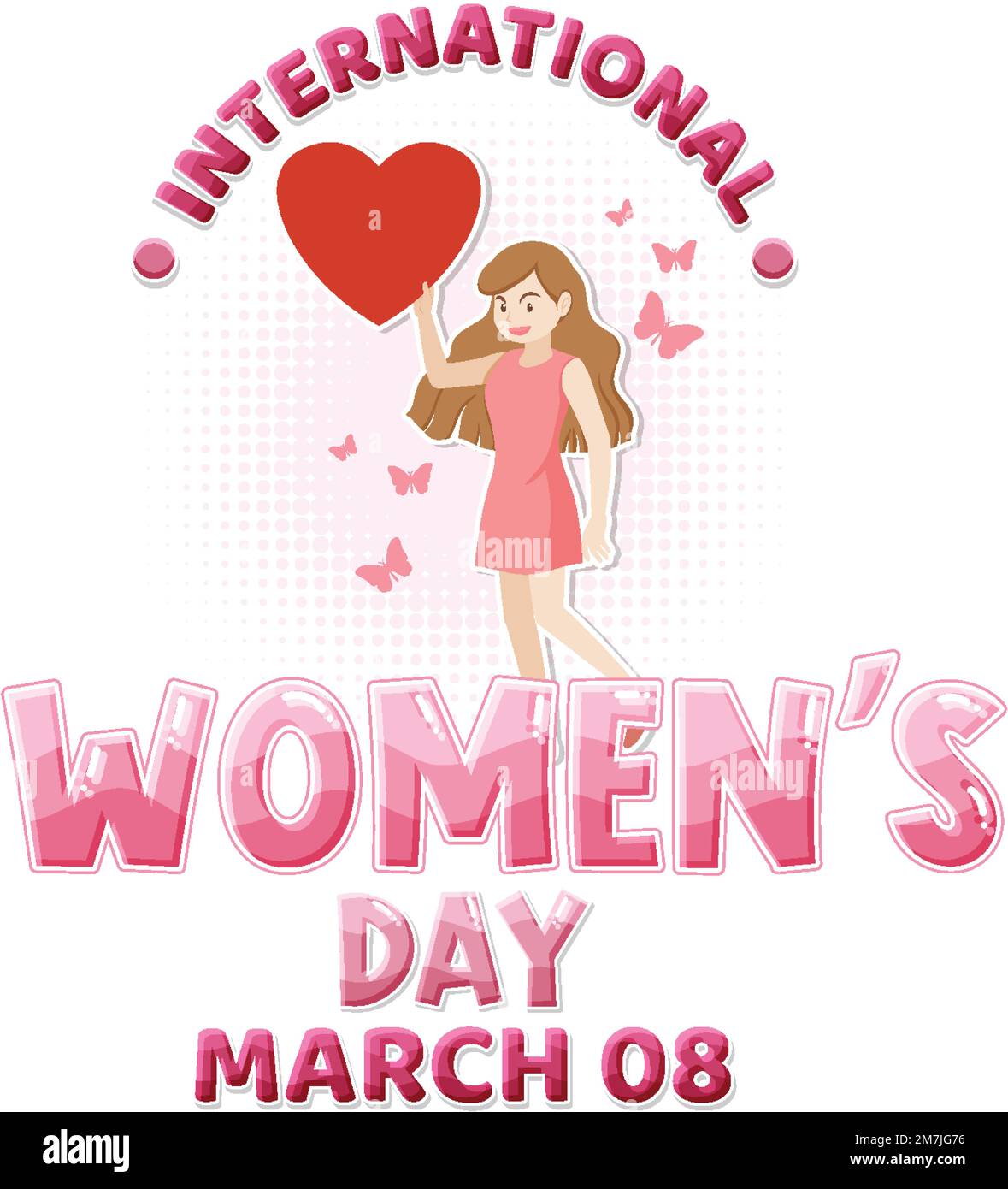 International women day logo illustration Stock Vector Image & Art - Alamy