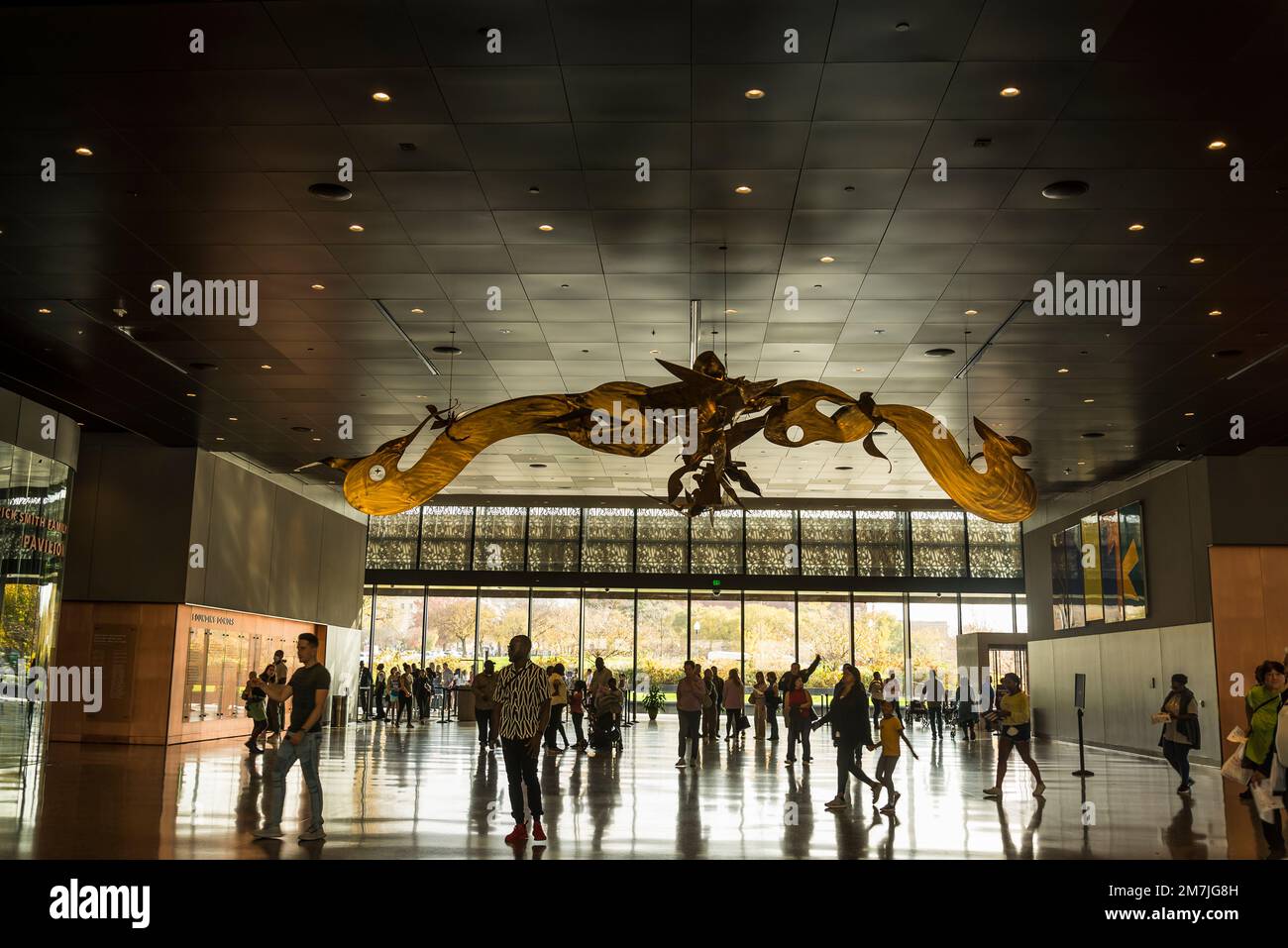 Entrance hall of the National Museum of African American History and ...