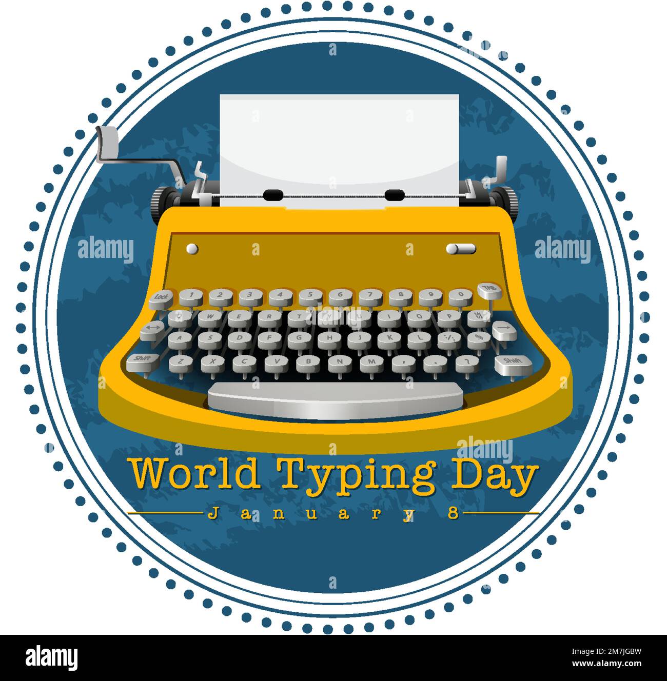 World Typing Day Banner Design illustration Stock Vector Image & Art ...