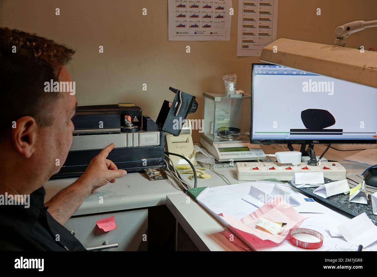 Russian diamond rough hi-res stock photography and images - Alamy