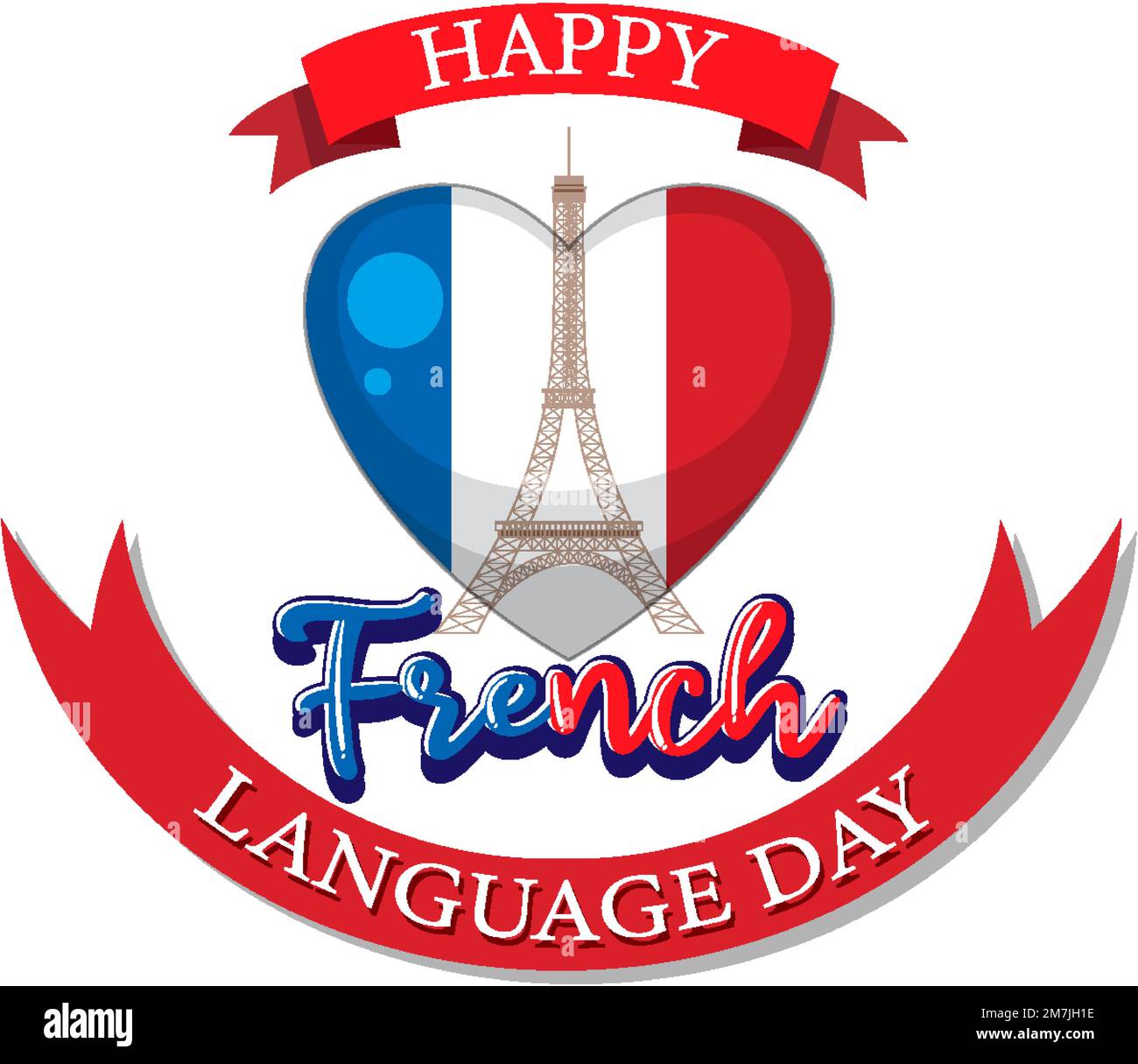 March French Language day illustration Stock Vector Image & Art - Alamy