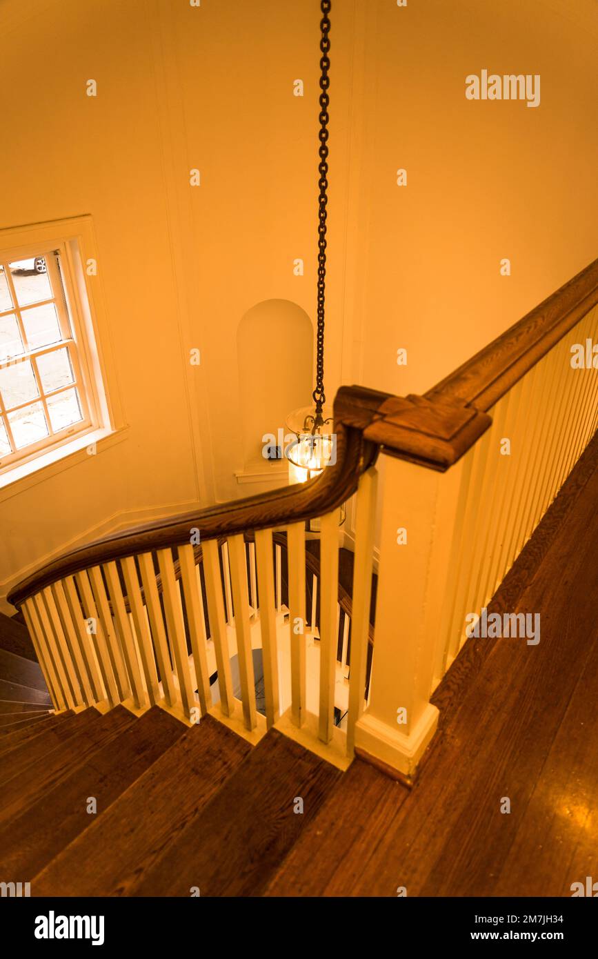 Staircase in the Art Museum of the Americas, the first art museum in ...