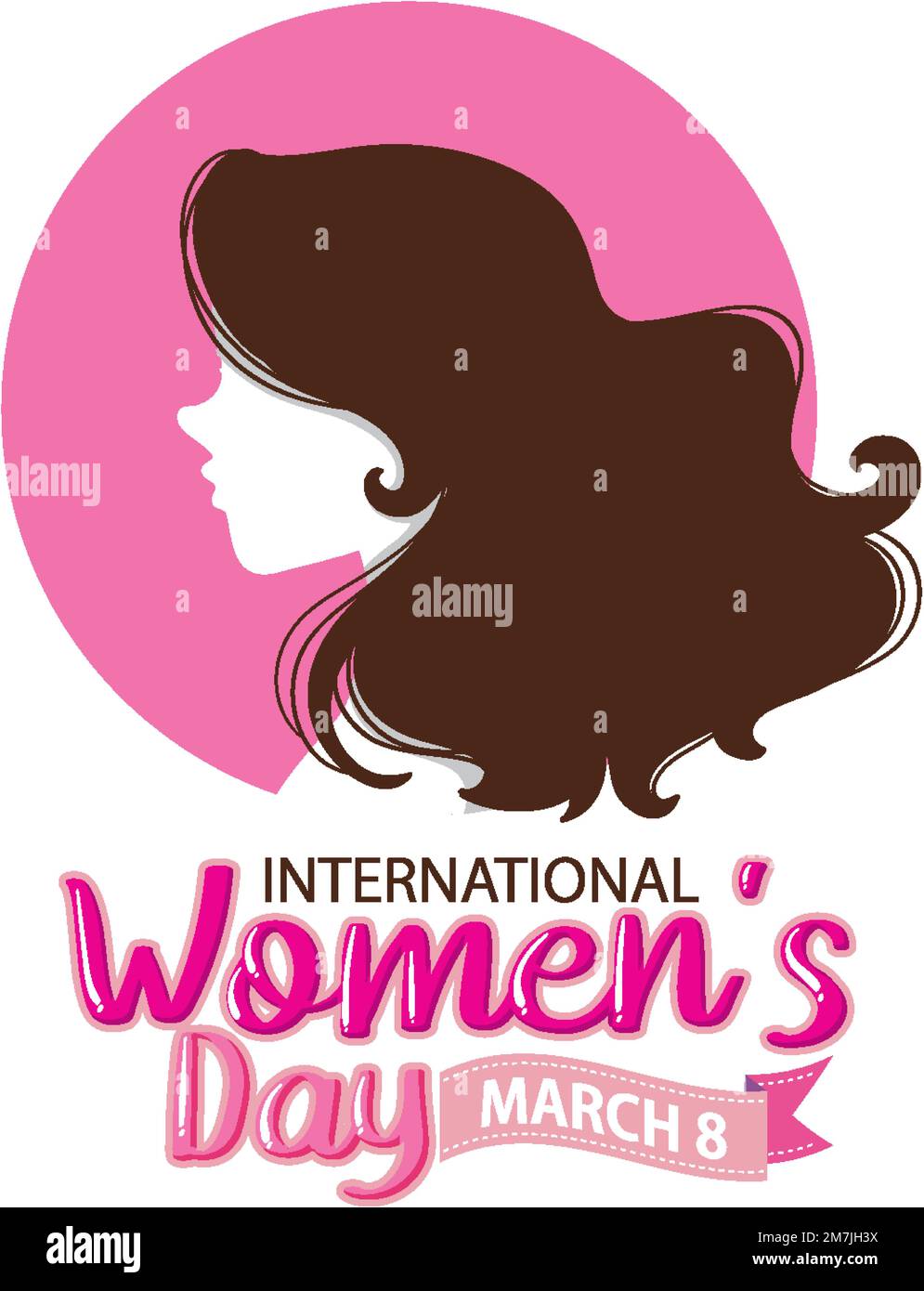 International women day logo illustration Stock Vector Image & Art - Alamy