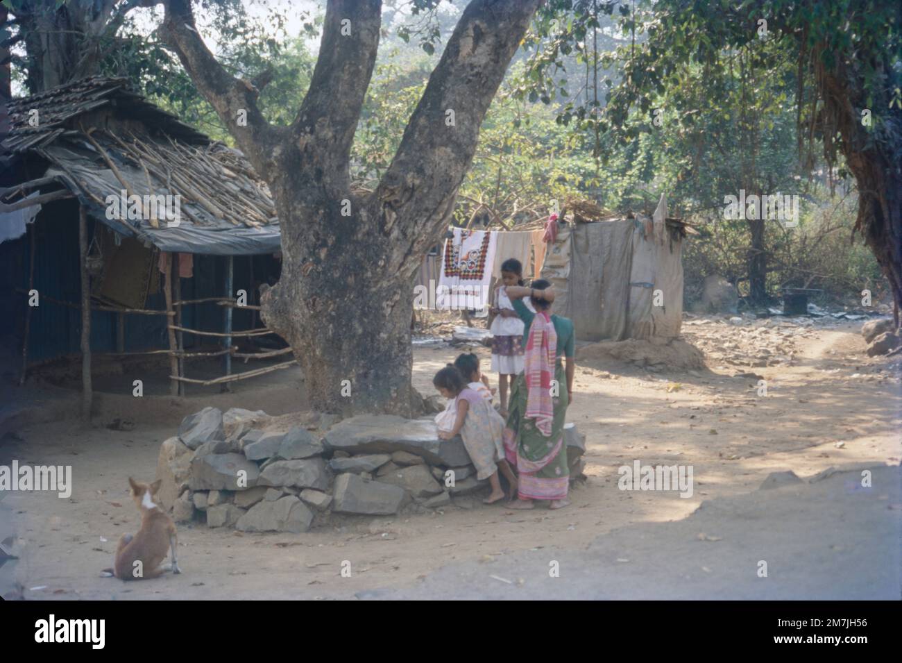 Village Scene in Maharashtra Village Stock Photo - Alamy
