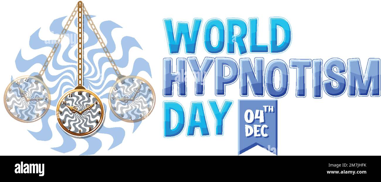 World hypnotism day banner design illustration Stock Vector Image & Art ...